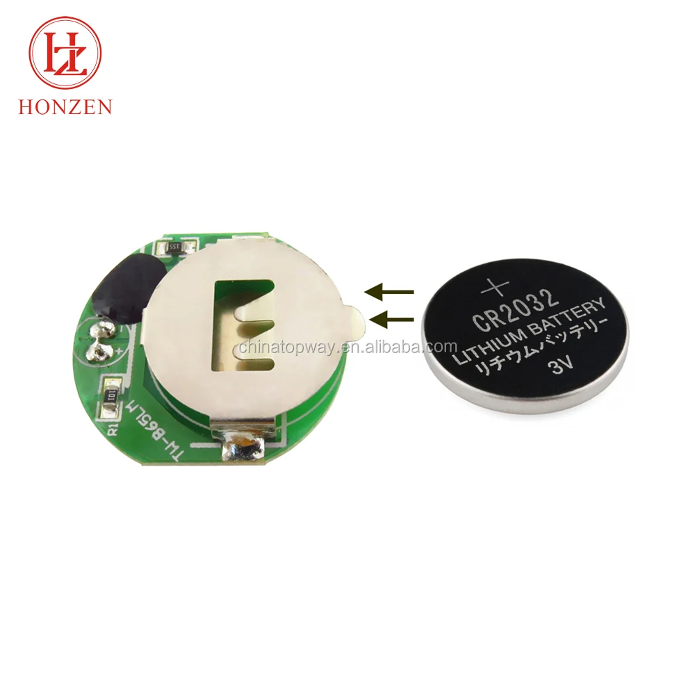 3V CR2032 Battery Operated Mini 5mm Micro LED Flashing Module for POP ...
