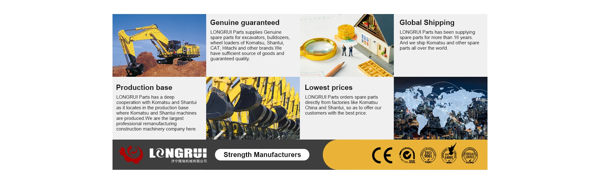 Jining Longrui Machinery Co., Ltd. - Engineering machinery accessories ...