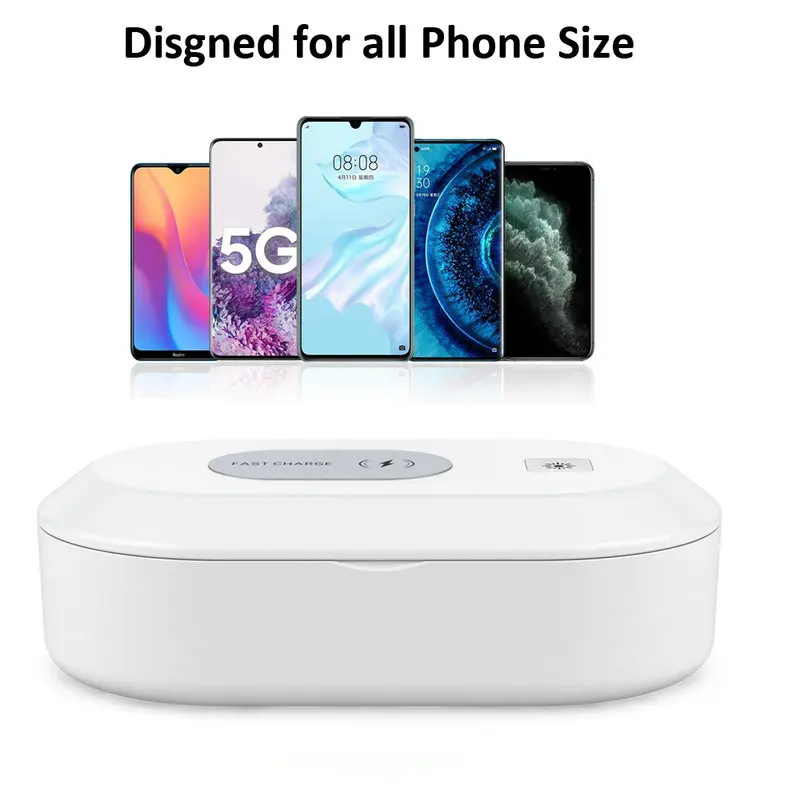 CaseMe Portable UV Sterilizer Box & Wireless Charger for Phones - 15W ...