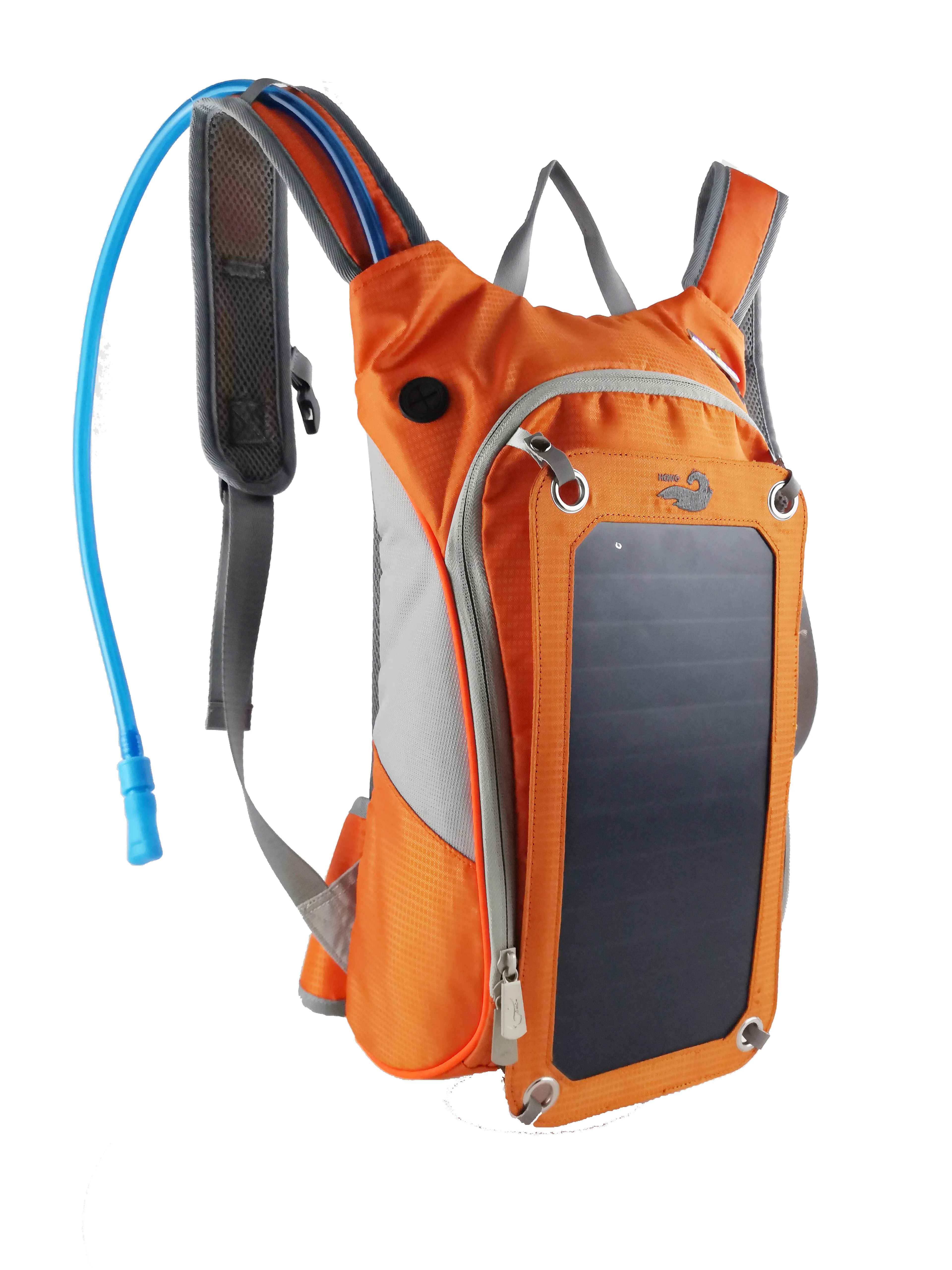 Hydration Backpack With 5v Solar Powered Panel 2l Water Bladder Back ...