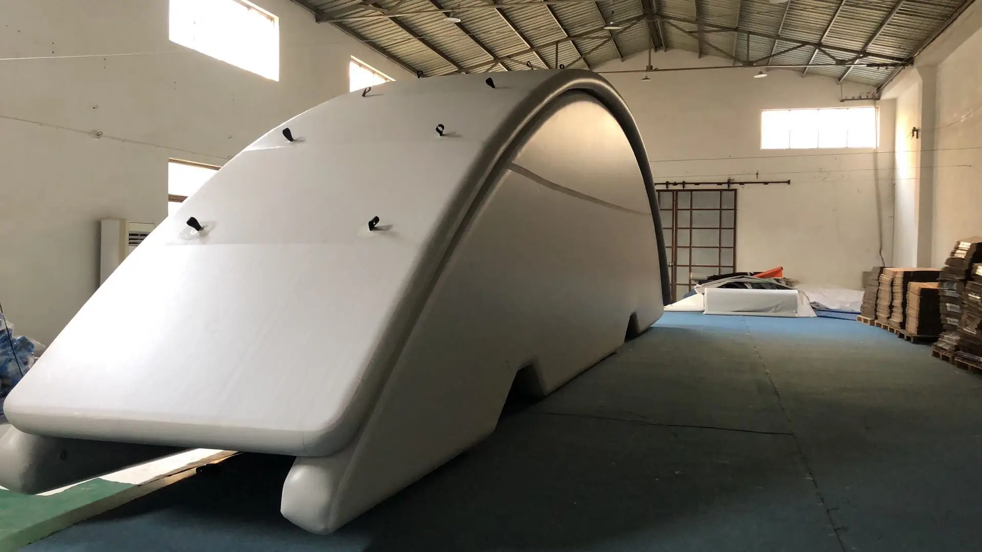 PVC Coated Drop Stitch Double Wall Fabric for Airtrack Arch