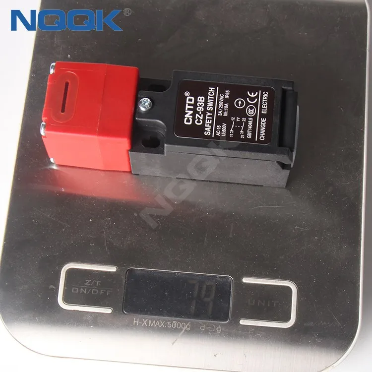 CZ-93B 3A 250V AC Interlock Safety Switch with Key - NQQK