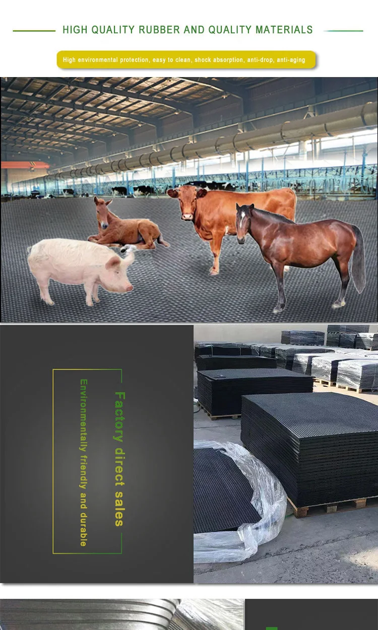 Anti Fatigue Cow Matting Rubber Cushion For Horse Stable/mated Horse ...
