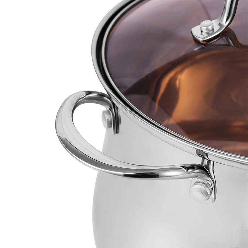 20cm Large Pots Cooking - Durable, Sustainable, and Versatile