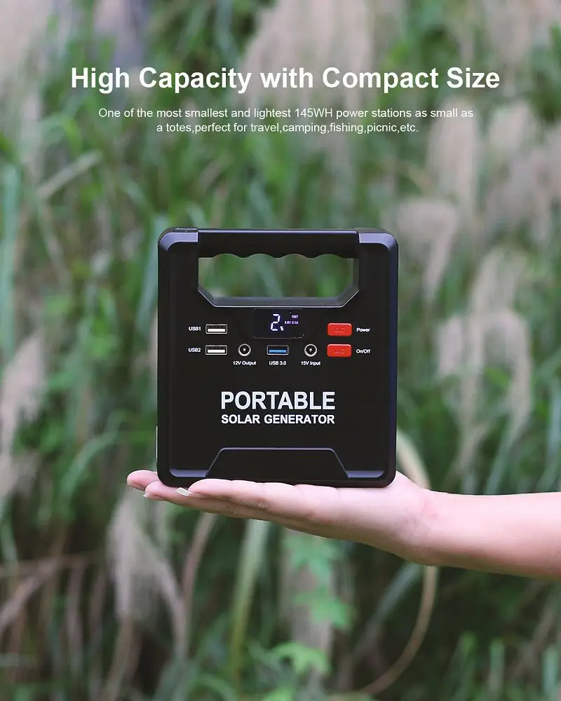 Emergency Battery Backup Power Supply with 110v 220v 145Wh Portable ...