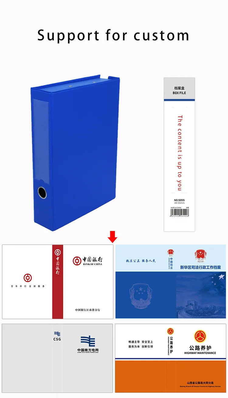 New A4 Pvc Rigid Box File Stylish Pvc Cover Of Closed Box File - Buy ...