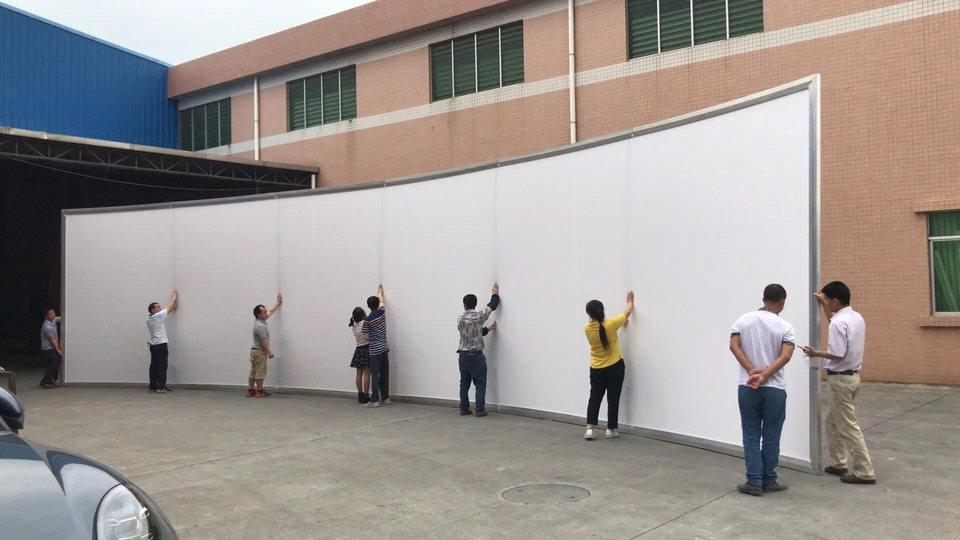 220 Degree Curved Projection Screen - Big Size & Quality