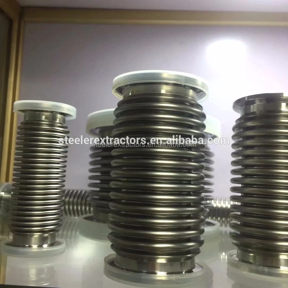 Stainless Steel Metal Flexible Expansion Compressible Vacuum Bellows ...