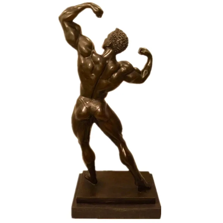 Bronze Muscle Bodybuilding Resin Trophy Award - Male Body