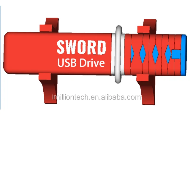 USB Samurai - Promotional 8GB Flash Drive in Samurai Sword Shape