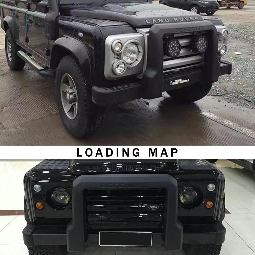 For Land-rover Defender 90 110 Front Bumper Bull Bar - Buy Front Bumper ...