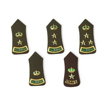 Custom Saudi Arabia Military Rank Hard Epaulettes Epaulets Star Crown ...
