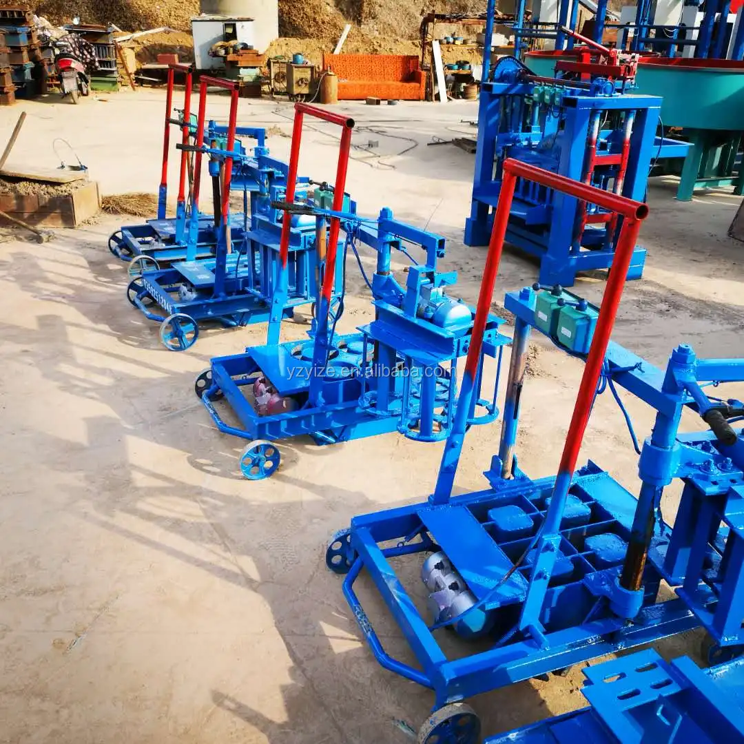 Manual Cement Interlocking Brick Press Machine - Yize