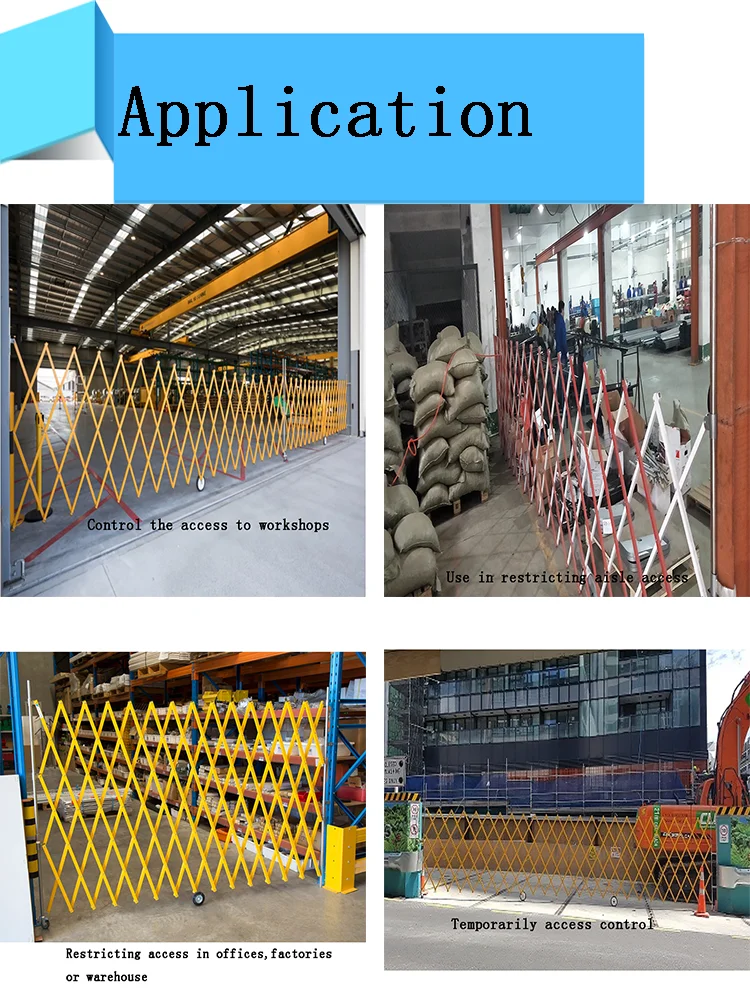 High Quality Metal Safety Expandable Scissor Fence Retractable Barrier ...