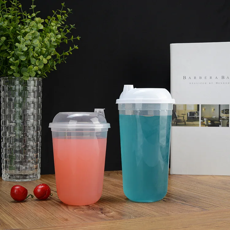 Customized Reusable Plastic Juice Disposable Babo Tea Smoothie Cups ...