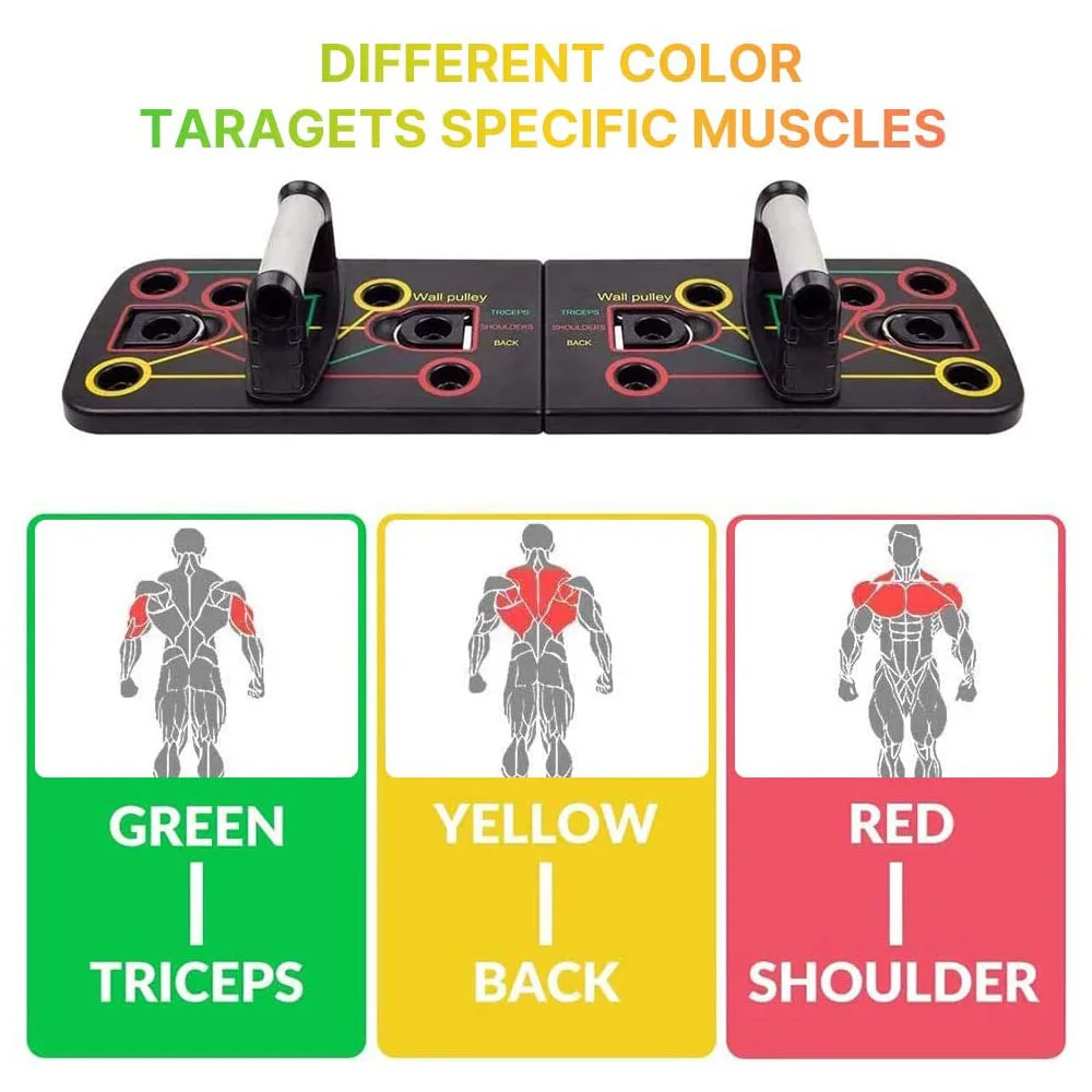 Multi-function Portable Push-up Bracket Board Push Up Board For Home ...