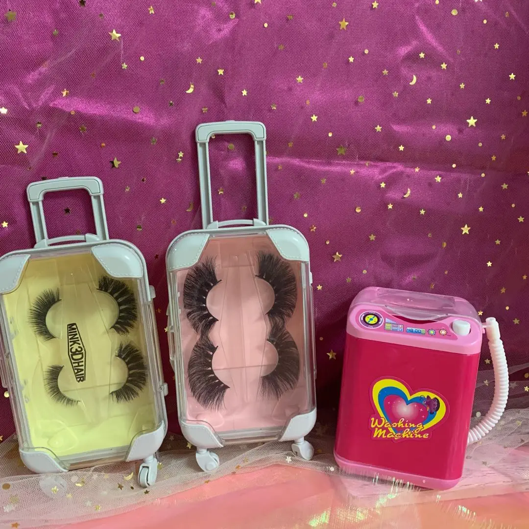 2022 New Arrive Mink Color 25mm Eyelash Extension Wholesale Lash Washer ...