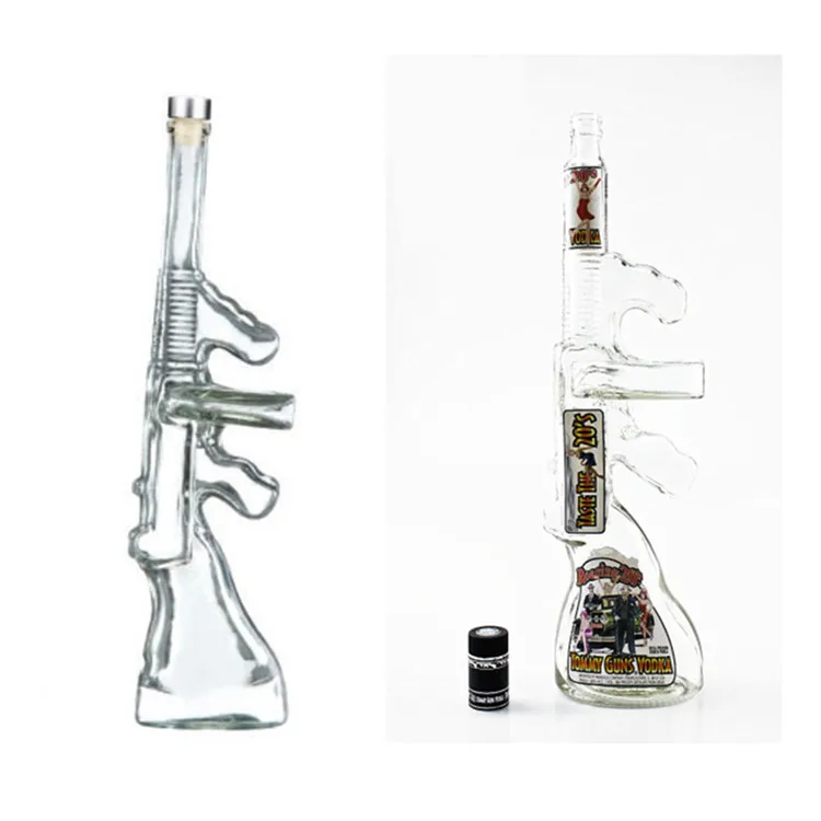 800ml Rifle Gun Shaped Spirits Whiskey Gin Vodka Tequila Rum Glass ...