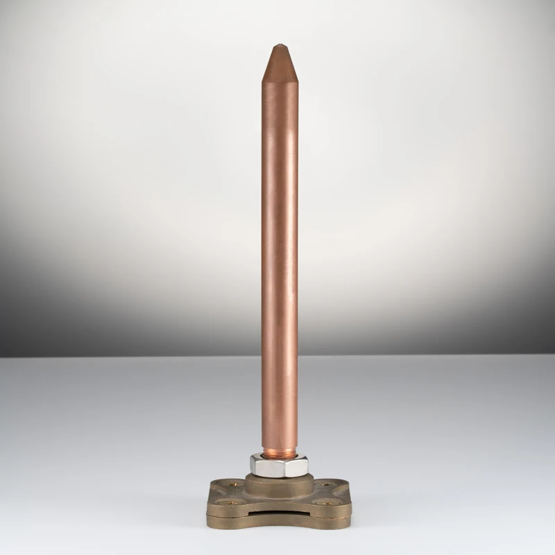 Copper and Aluminium Air Terminals for Lightning Protection