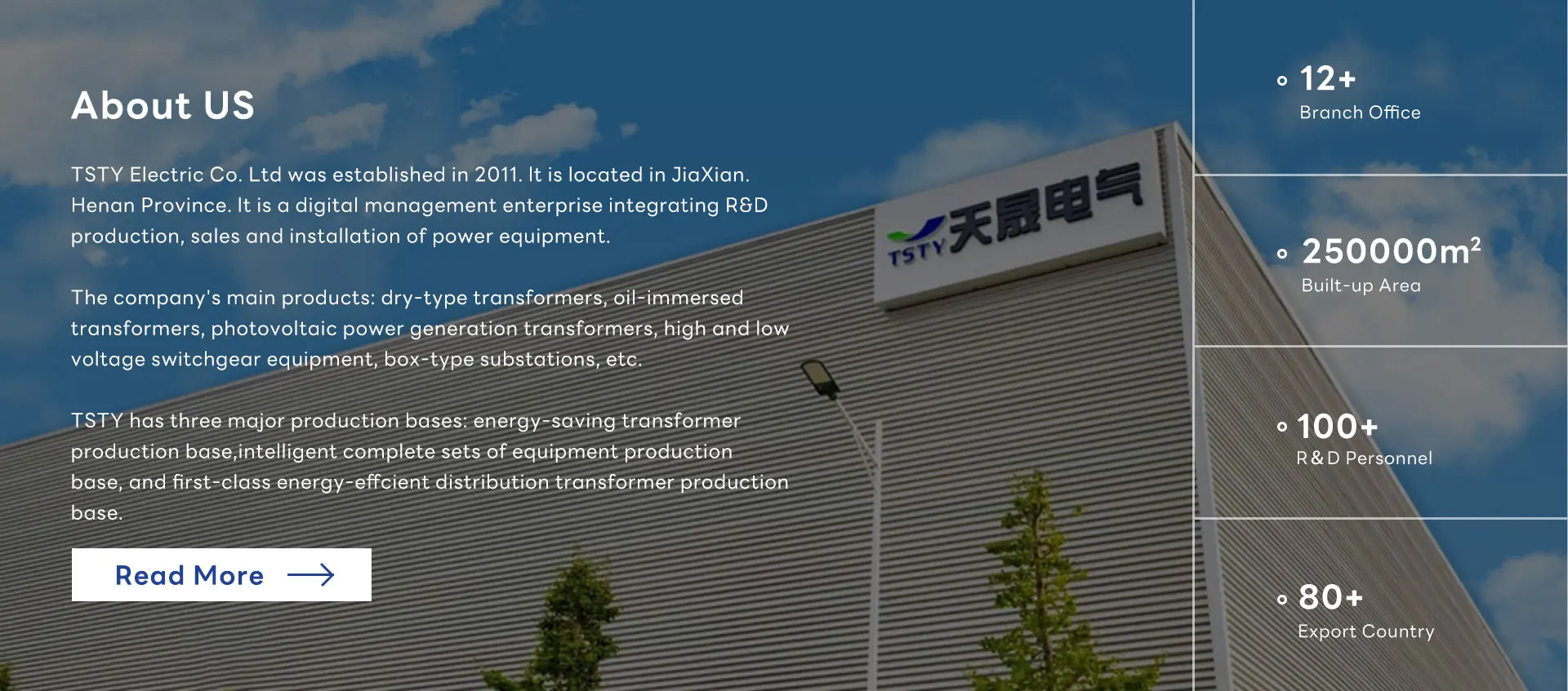 Company Overview - Tsty Electric Co., Ltd.