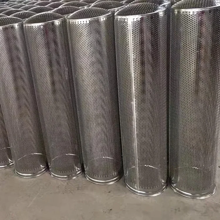 304 316 316l Stainless Steel Perforated Metal Tube Filter - Buy Metal ...