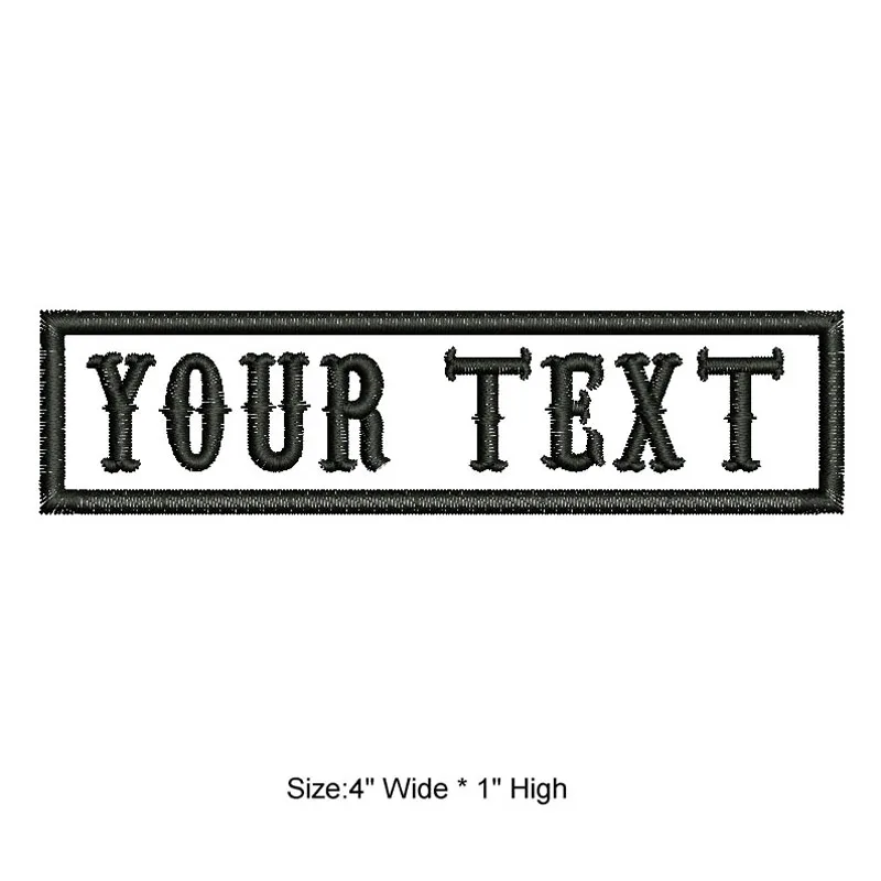 Custom Embroidered Name Tags/ Officer Embroidery Patches For Motorcycle ...