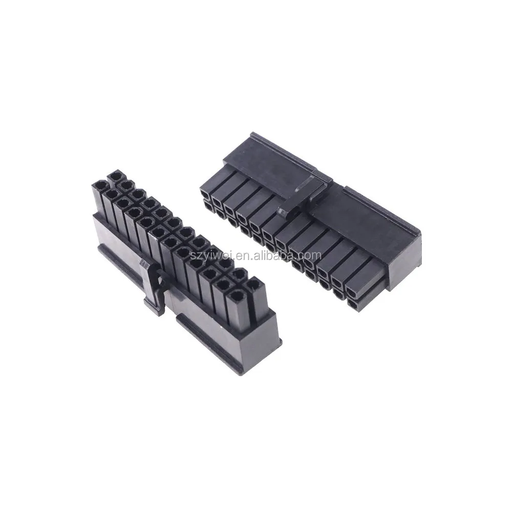 4.20 Mm ATX 24 Pin Receptacle Housing for Mainboard Power
