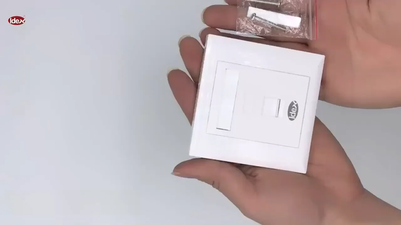 1 Port Modular Face Plate Rj45 Keystone Jack Face Plate - Buy Face ...