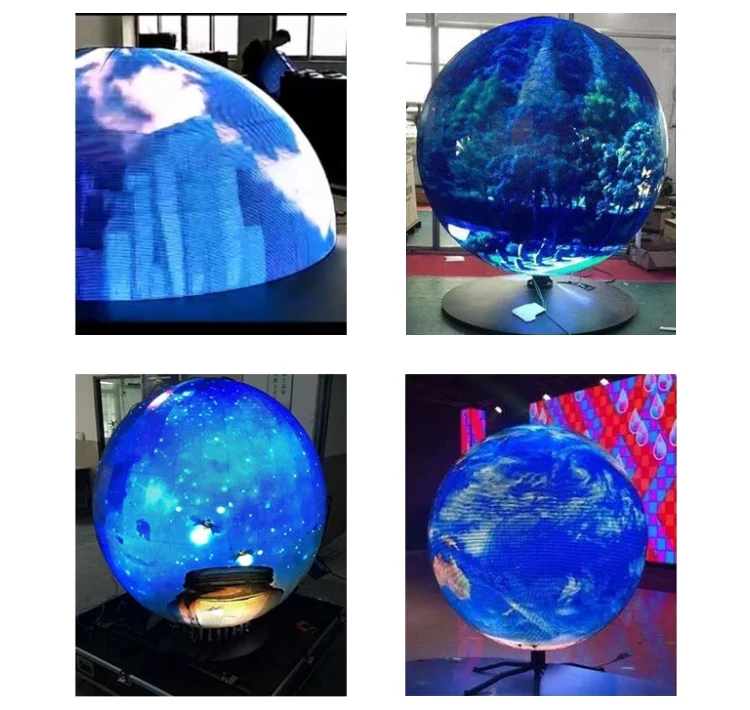 1m Diameter LED Video Advertising Display - 360 Degree Sphere