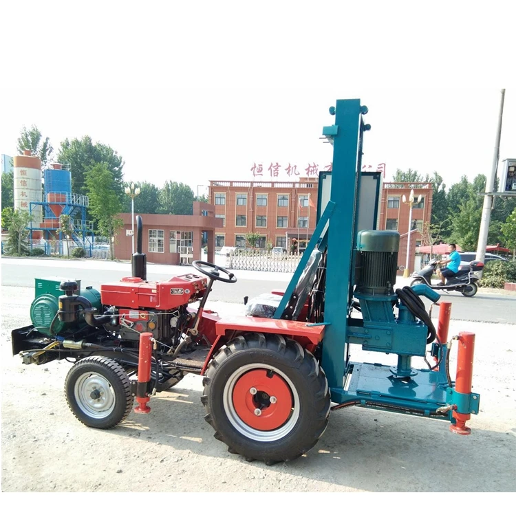 Deep Well Drilling Tractor Borehole Water Well Drilling Rig Machine for ...