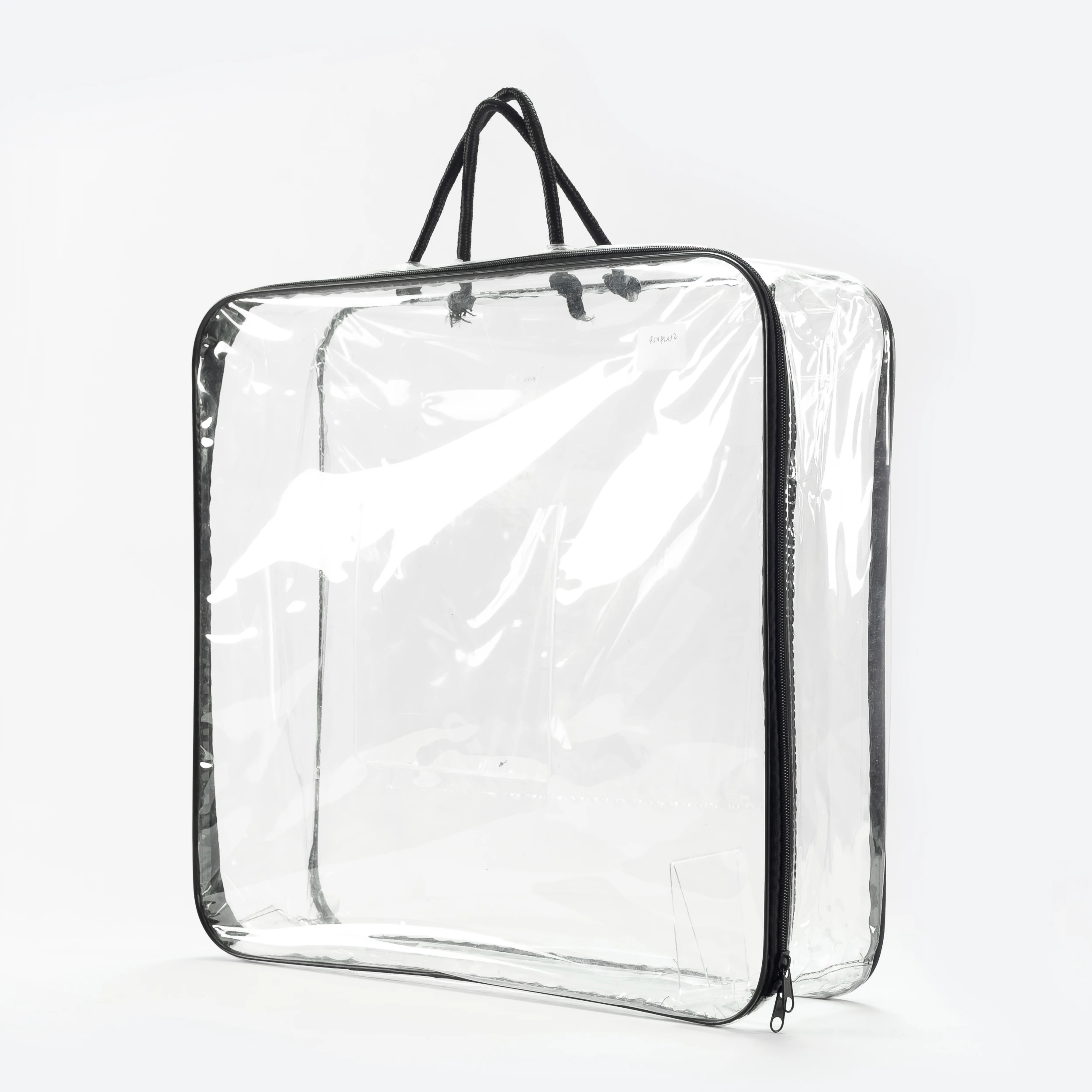 Clear PVC Wire Bag with Zipper for Blanket and Quilt