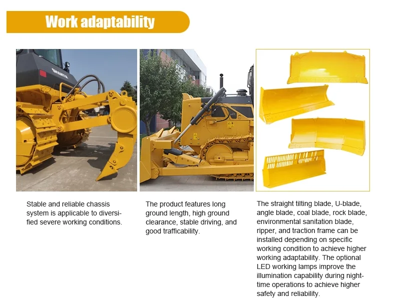 Shantui DH13K Bulldozer - 150HP Crawler for Efficient Dozing