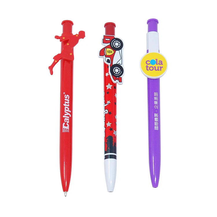 Best Selling Pen Clip Shaped Custom Pen Promotional 3d Customized Clip ...