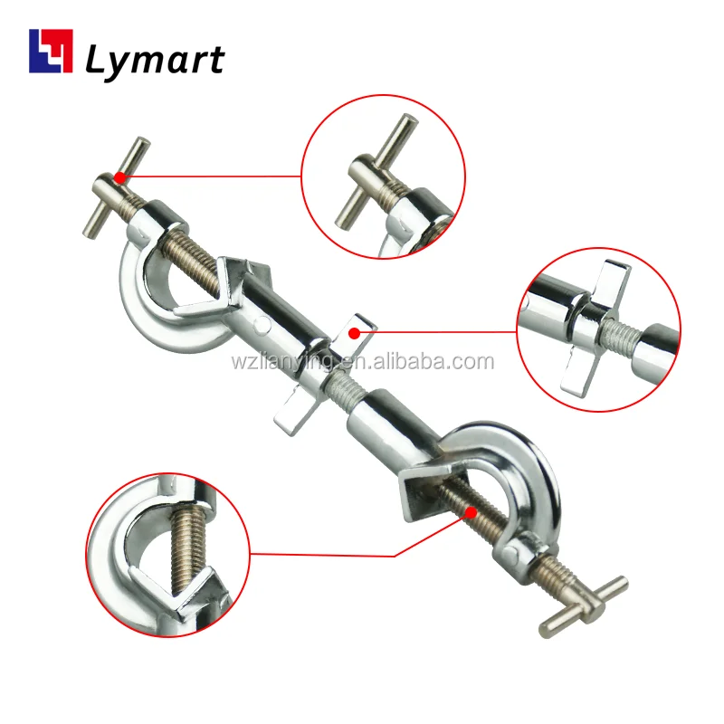 Metal Adjustable Rotary Lab Swivel Cross Clamp - Buy Swivel Screw Clamp ...