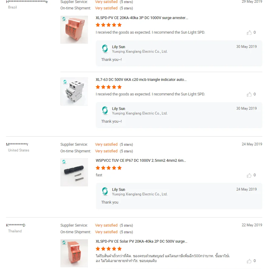 XLSPD-PV CE TUV 2P 3P 20ka-40ka 500V 600V 800V 1000V DPS