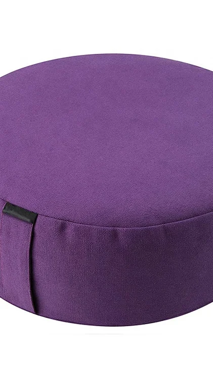 Crescent Round Or Zabuton Zafu Yoga Pillow Buckwheaat Meditation ...