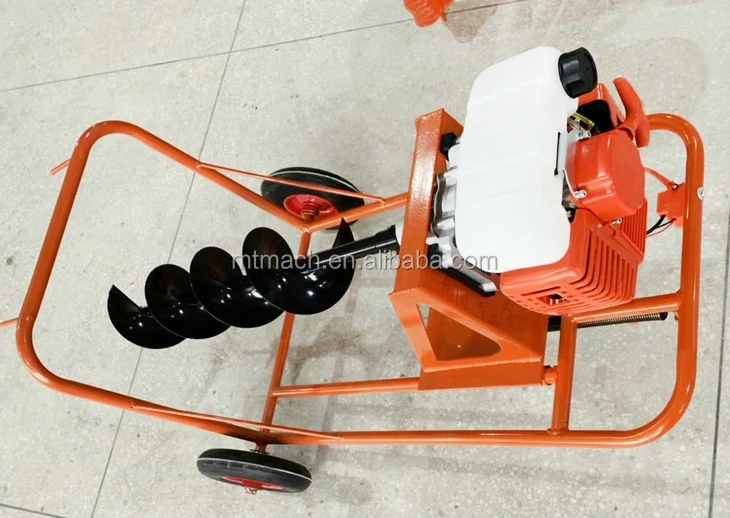 Trolley Earth Auger Machine - Easy Hole Digging with MACTAN