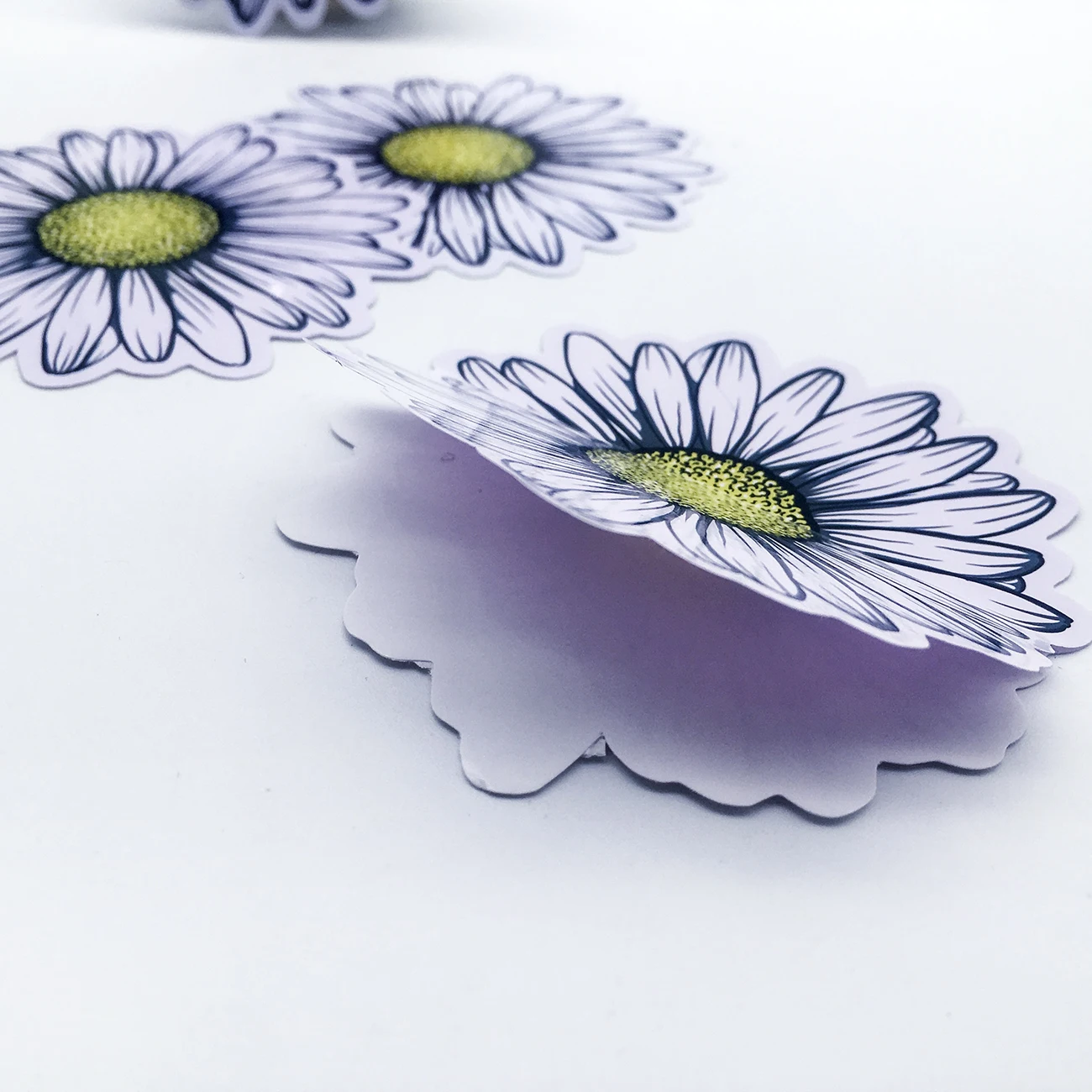Custom Waterproof Glossy Pvc Flower Die Cut Stickers Printing - Buy Die ...