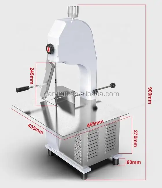 GRT-BS210A Portable Countertop Bone Cutting Machine 304S.S Working ...