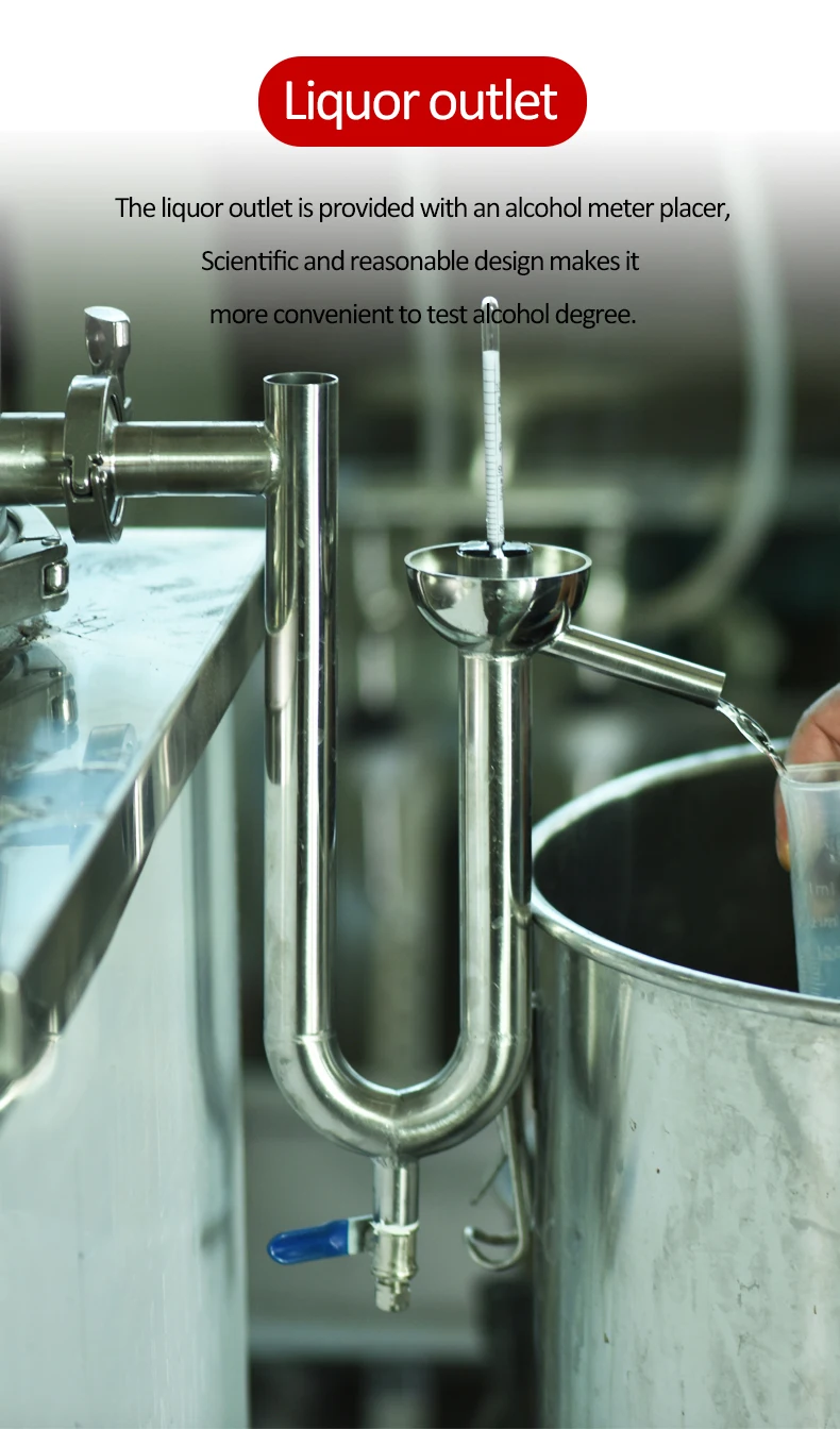 500L Alcohol Distiller Distillery Machine - Dibosh Quality