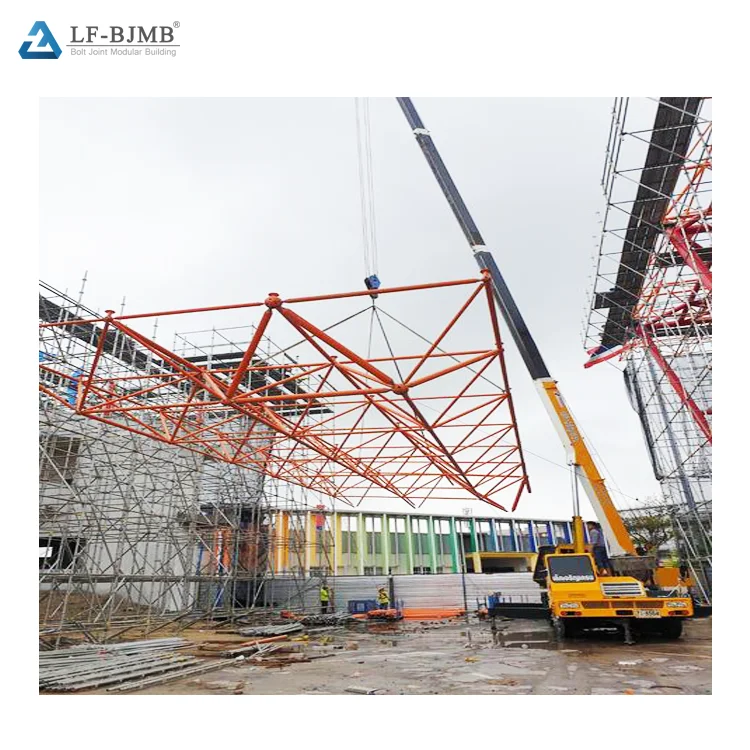 Durable Prefabricated Steel Structure for Football Stadiums