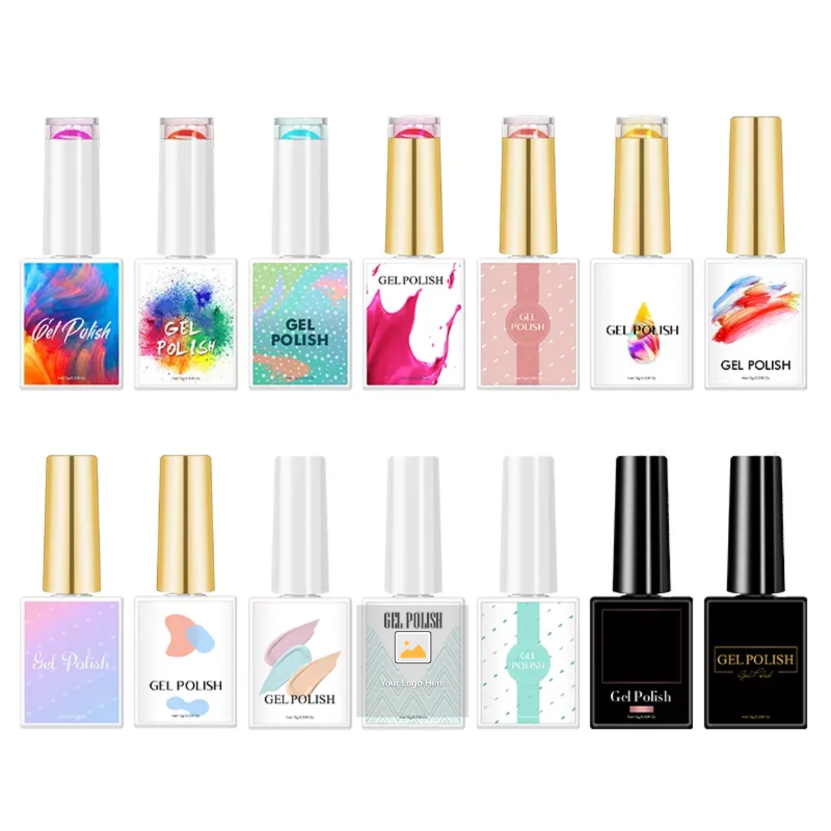 Private Label Luxury As 60 Colors Soak Off Uv Nail Gel Polish Set Oem ...