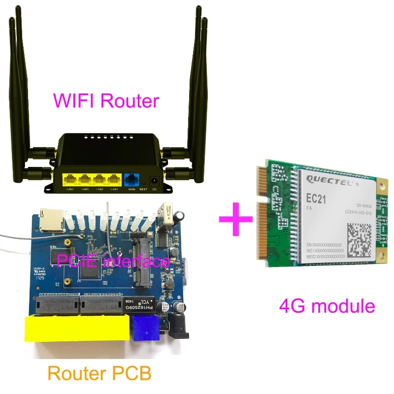 Qca9531 3g4g Wifi Router Pcba 4g Lte Wireless Router Openwrt Lte Sim ...