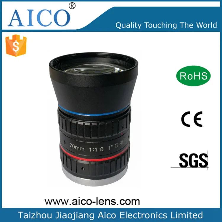 AICO 1" Image Format 70mm F1.8 Lens for Industrial Vision