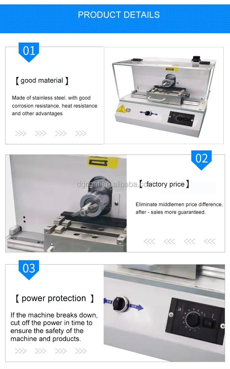 Full Automatic Sample V Notch Cutting Cutter Machine for Plastic