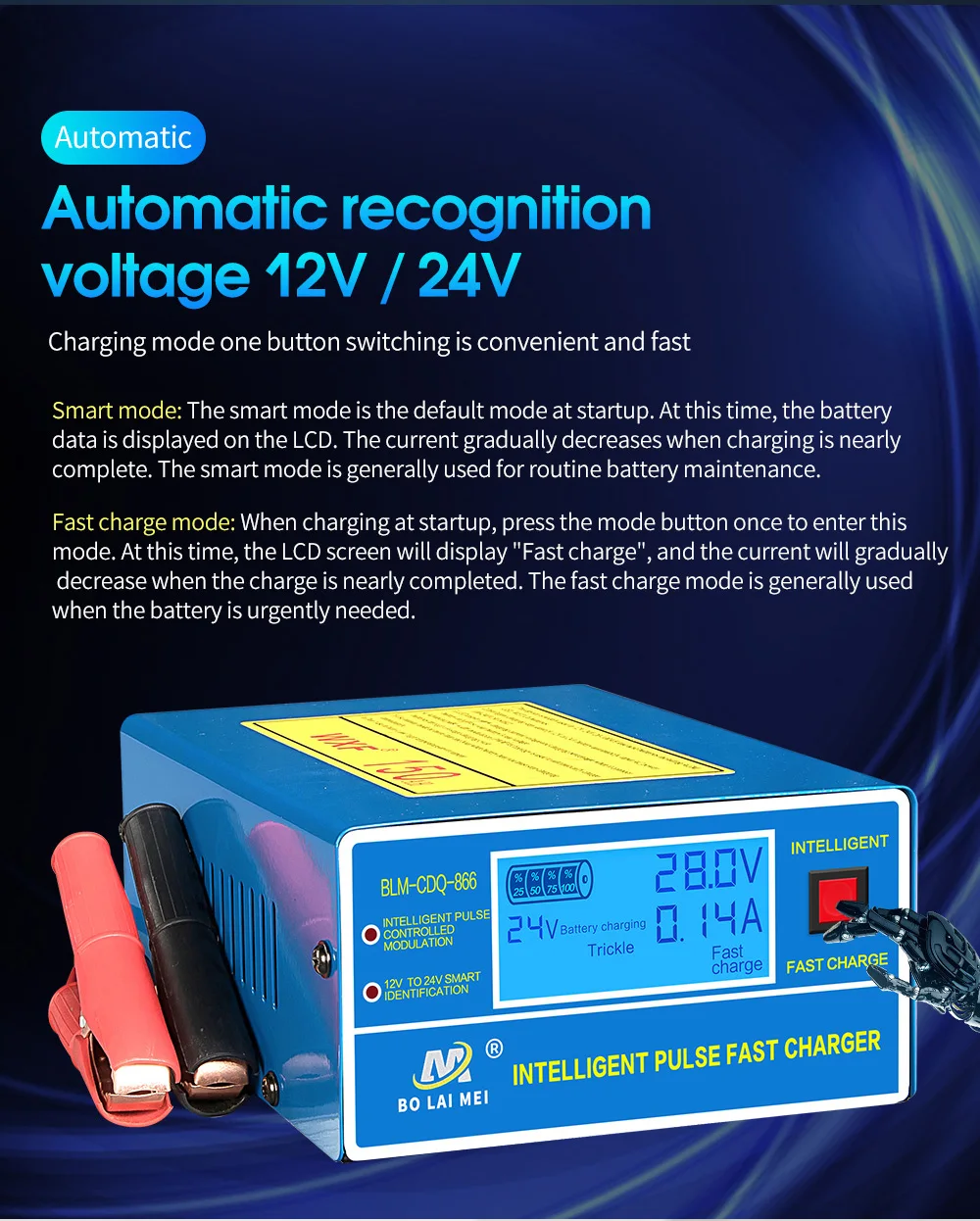 새로운 도착 2020 휴대용 12v 150ah 지능형 펄스 수리 자동차 배터리 충전기 - Buy 휴대용 배터리 충전기,12v ...