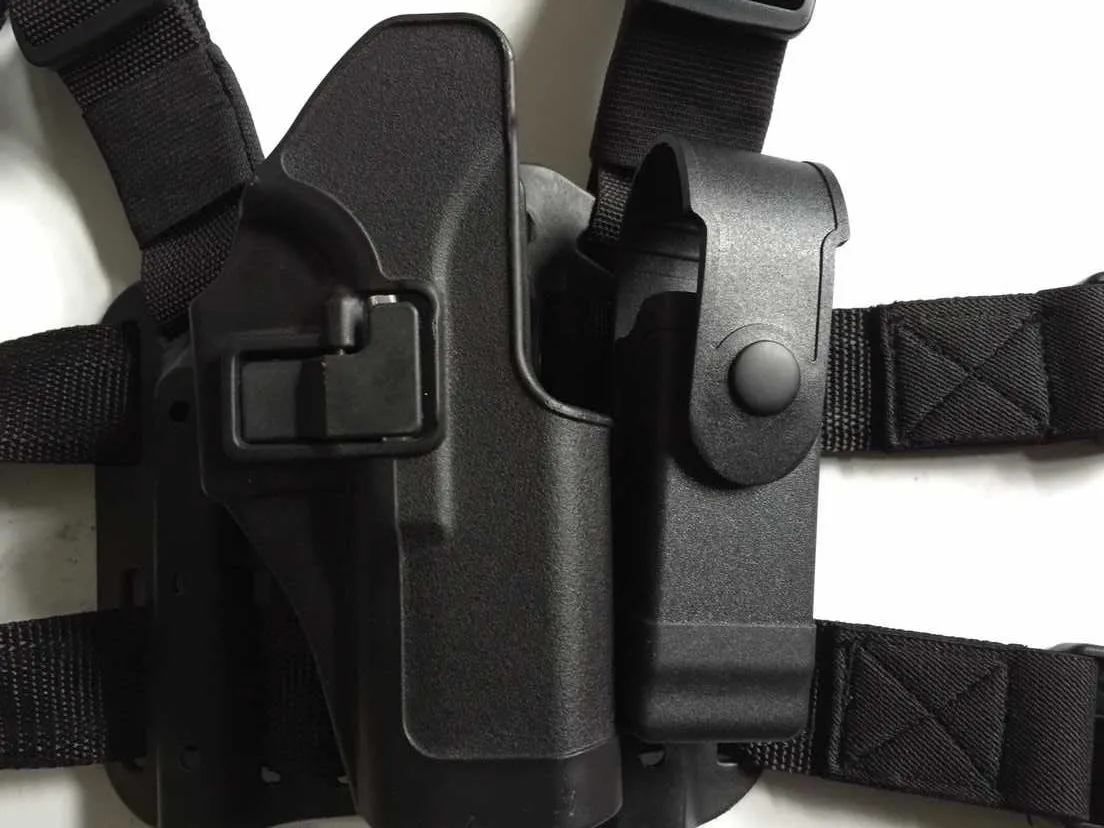 Quick-release Tactical Drop Leg Rig Gun Holster Army Pistal G17 Holster ...