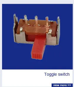 2p3t 2 pole 3 position slide switch 8 pin Right Angle horizontal Slide ...