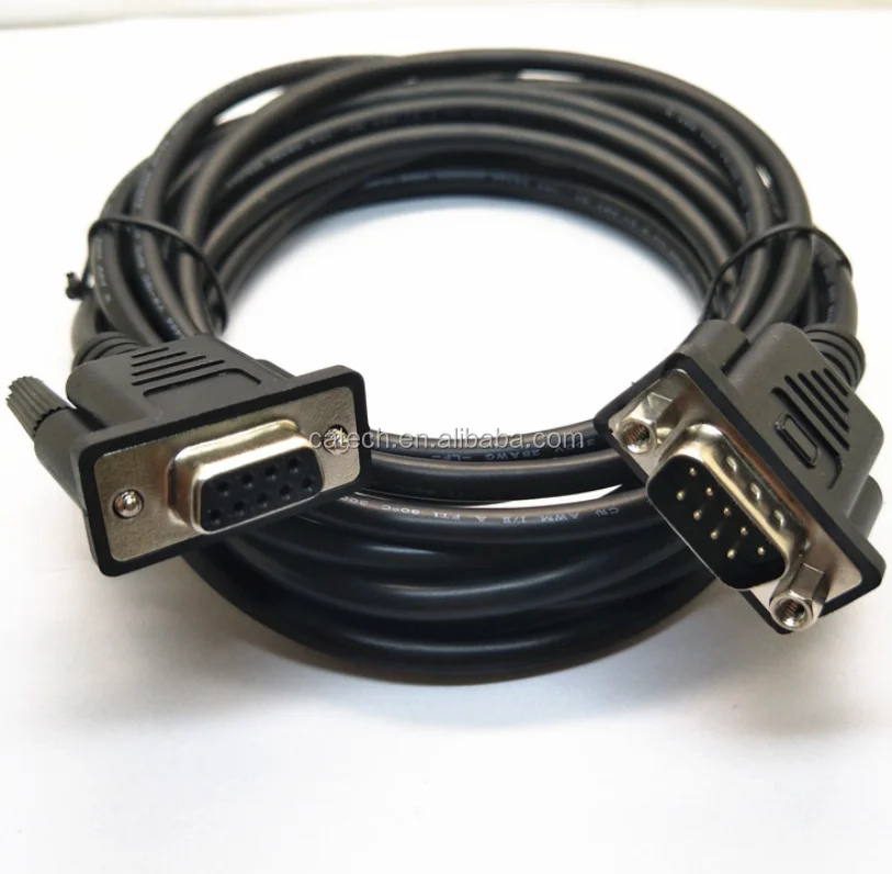 RS232 DB9 Male to Female Serial Cable| Alibaba.com