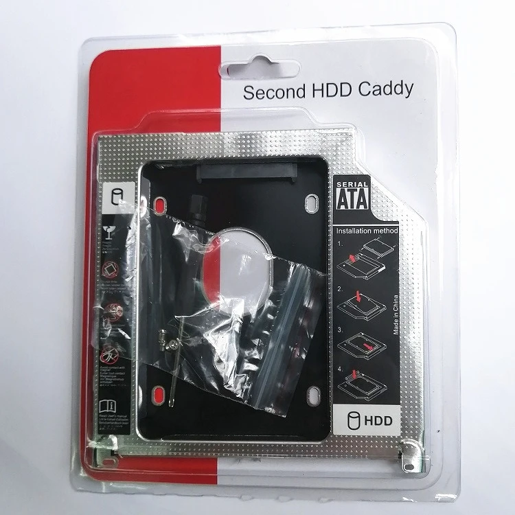 All-aluminum Hard Disk Carrier SATA 3.0 9.5MM for Laptop